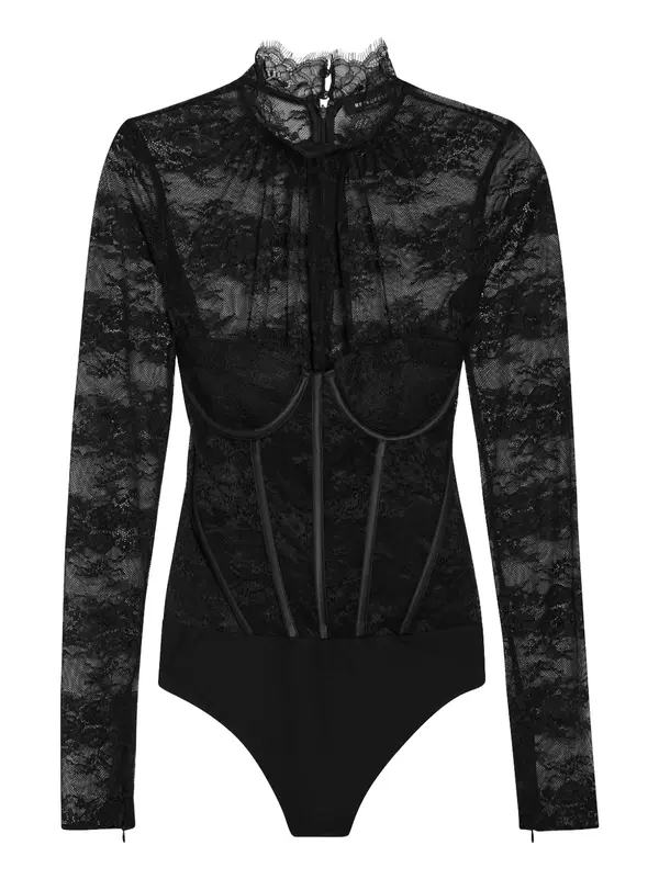 Retrofete Valentina Bodysuit - Black