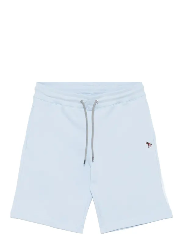 Paul Smith Zebra-patch Shorts - Blue