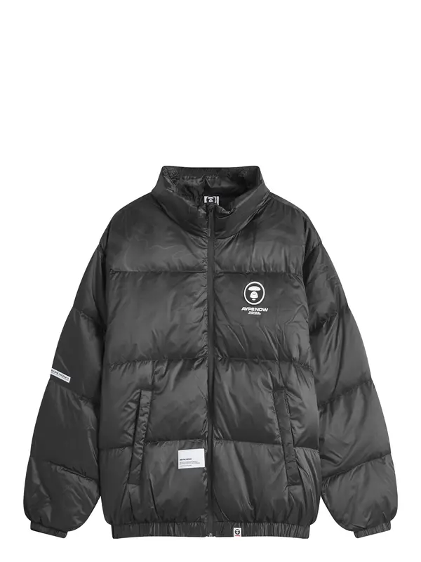 A BATHING APE Now Camo Down Jacket - Light Black