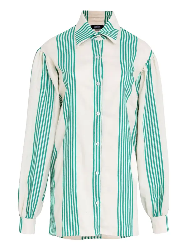 AMIR SLAMA Striped Shirt - White