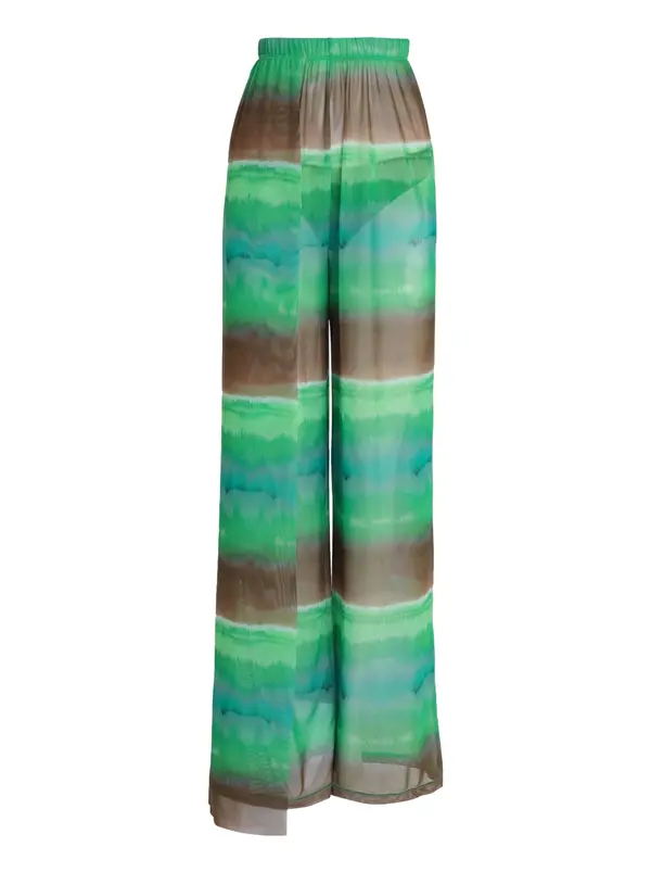 AMIR SLAMA Tulle Trousers - Green