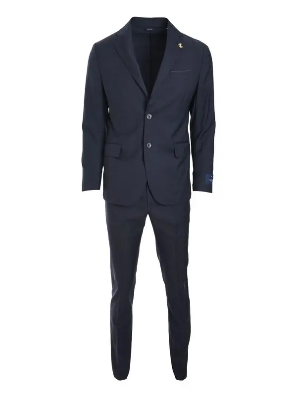 TOMBOLINI Virgin Wool Suit - Blue