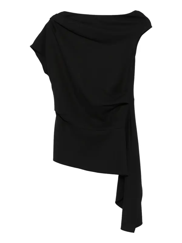 Simkhai Pleat-detailed Top - Black