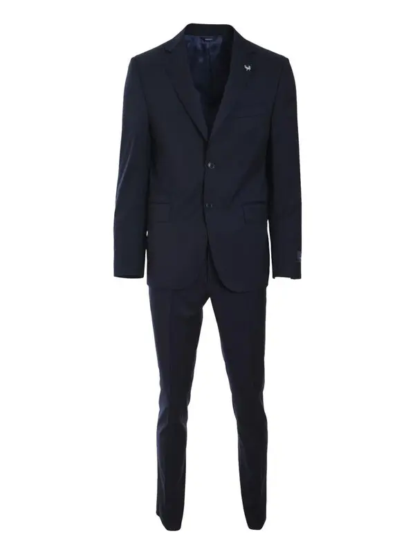 TOMBOLINI Virgin Wool Suit - Blue