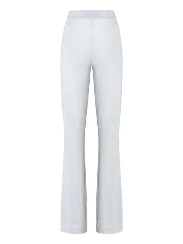 Missoni Lamé Flared Trousers - Grey