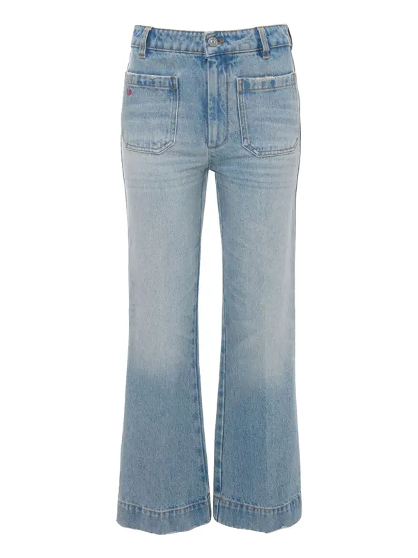 Victoria Beckham Alina Bootcut Jeans - Blue