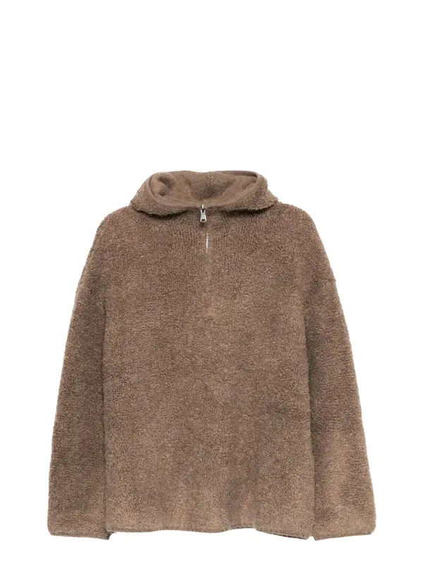 B+AB Hooded Knit Pullover - Neutrals