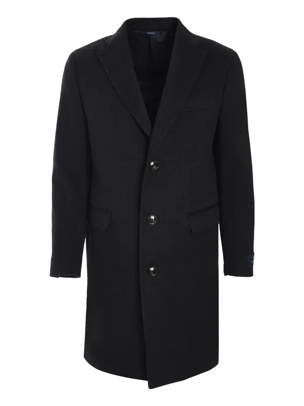 TOMBOLINI Notch Lapels Coat - Grey