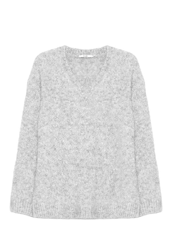 B+AB V-neck Sweater - Grey