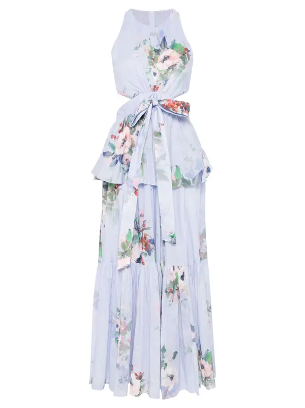 Zimmermann Everley Maxi Dress - Blue