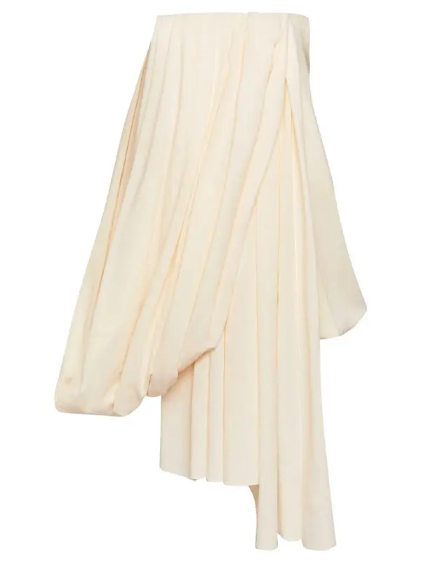 JW Anderson Draped Bustier Dress - Neutrals