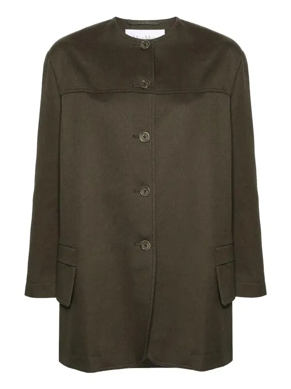 Max Mara Recital Twill Shirt Jacket - Green