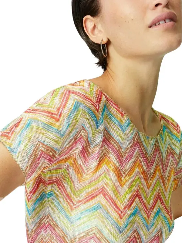 Missoni Zigzag-knit Top - Bright Multi