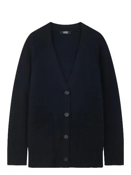 Gobi Cashmere Relaxed-fit Cardigan - Black