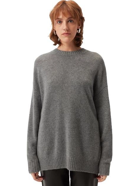Gobi Cashmere Relaxed-fit Sweater - Dim Gray