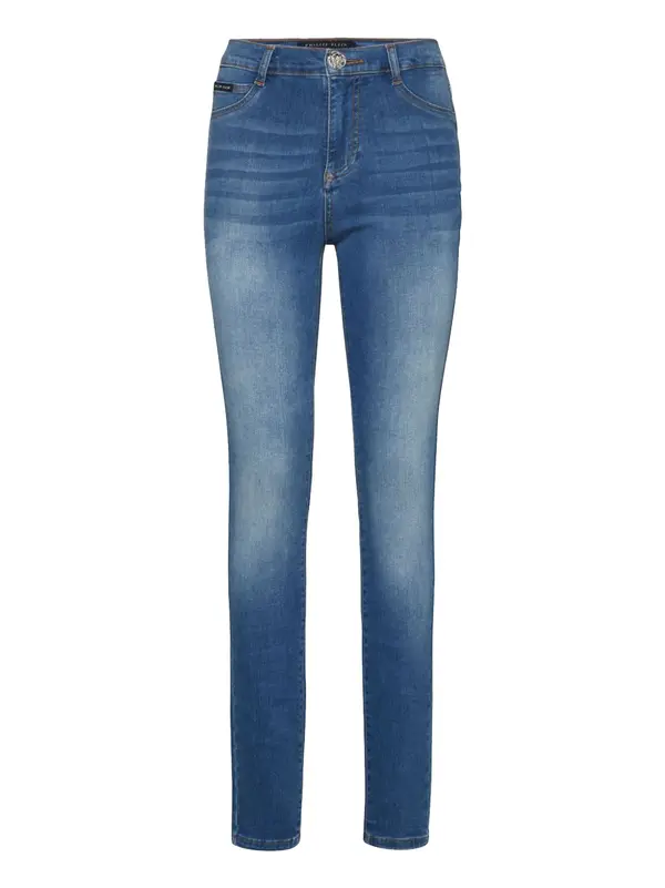 Philipp Plein High-waist Jeggings - Blue
