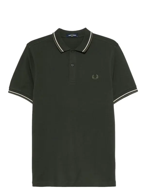 Fred Perry Twin Tipped Polo Shirt - Green