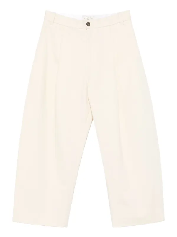 Studio Nicholson Pleat-detail Trousers - Neutrals
