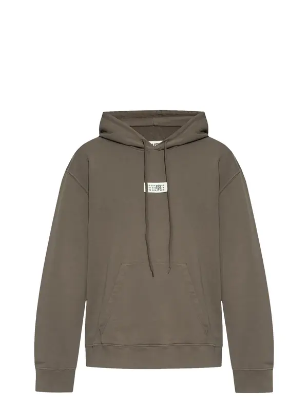 MAISON MARGIELA Numbers Motif Hoodie - Green