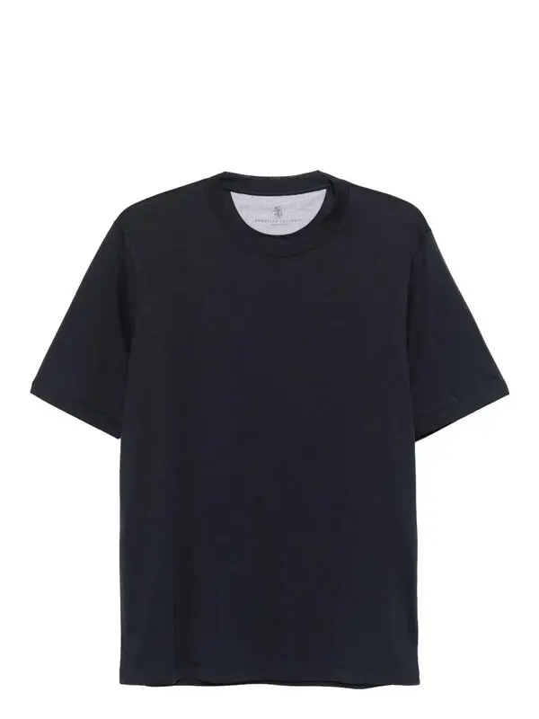 Brunello Cucinelli Crew-neck T-shirt - Blue