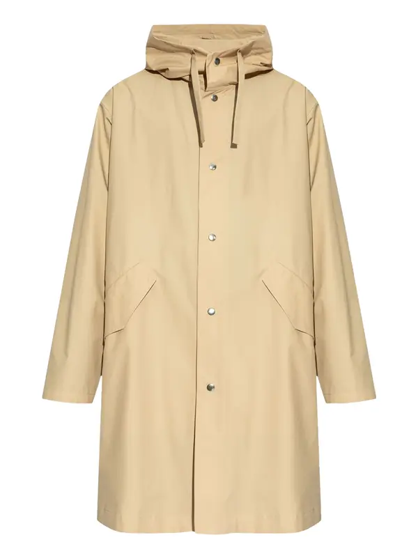 JIL SANDER Logo-print Raincoat - Neutrals