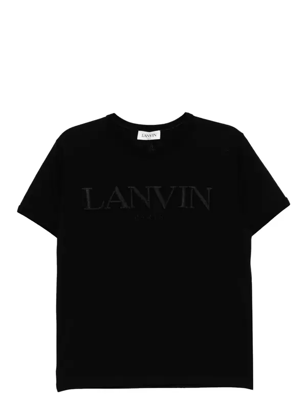 LANVIN Logo T-shirt - Black