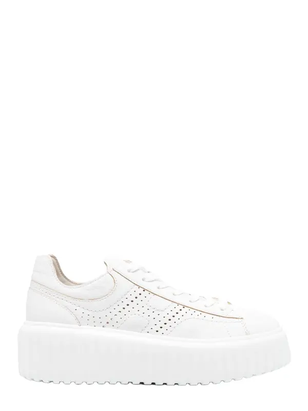 Hogan H-stripes Sneakers - White