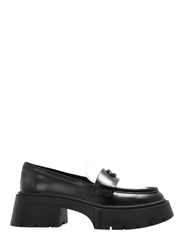 COACH Leah Platform Loafers - Black