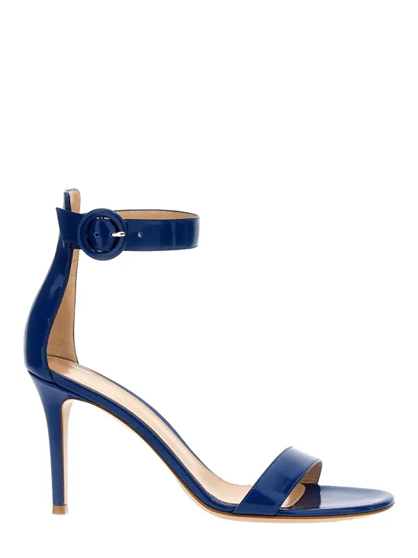 GIANVITO ROSSI 85mm Portofino Sandals - Blue