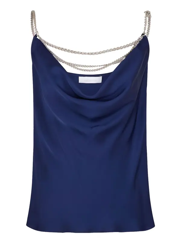 Rabanne Chain Tank Top - Blue