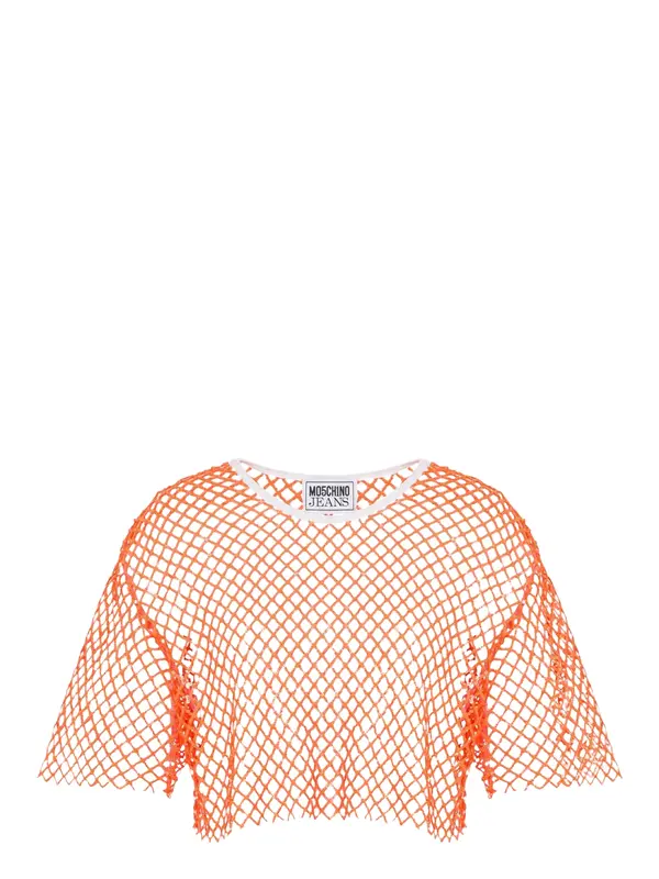 Moschino Mesh T-shirt - Orange