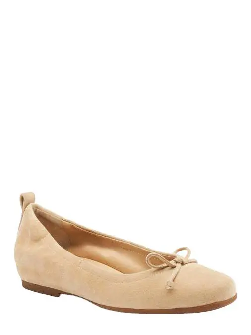ABEO Cadence Bow Ballet Flat - Cuban Sand Suede - Regular