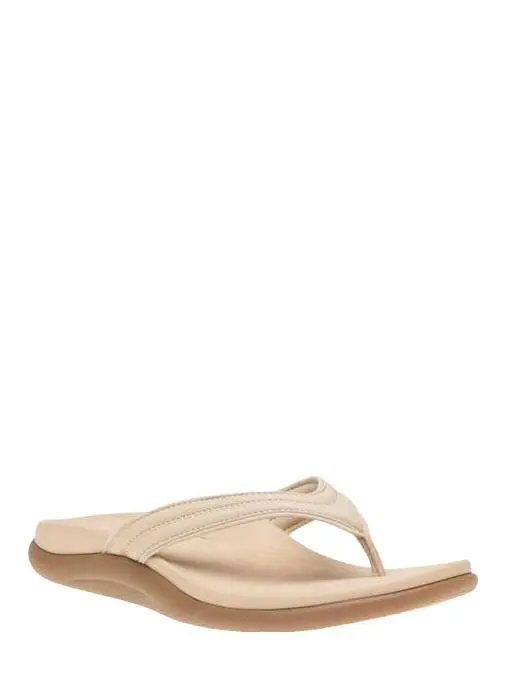 ABEO Laguna Thin Strap Flip Flops - Cuban Sand - Regular