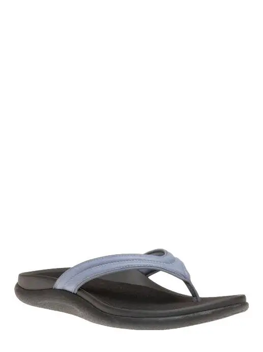ABEO Laguna Thin Strap Flip Flops - Grisaille - Metatarsal