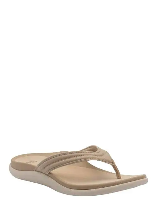 ABEO Laguna Thin Strap Flip Flops - Sand - Regular
