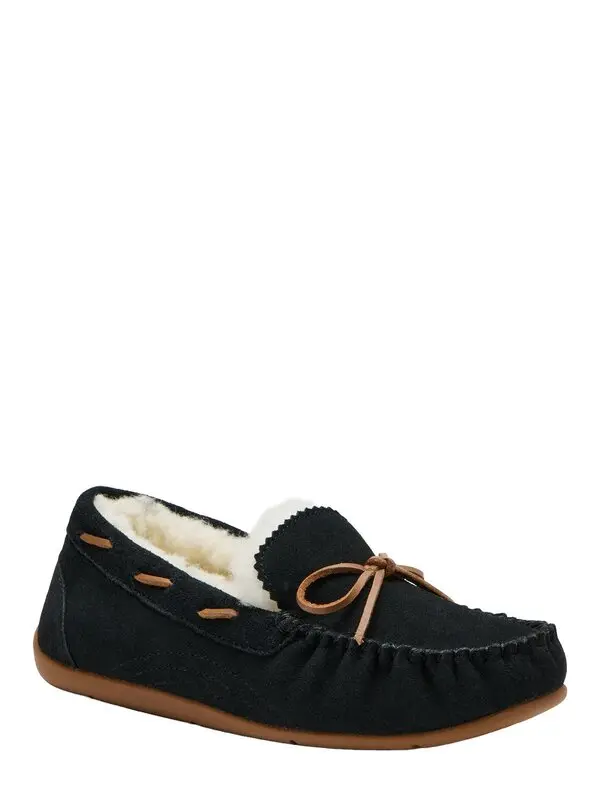 ABEO Amble Bow Slipper - Black - Regular