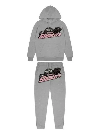 Trapstar Shooters Tracksuit - Grey/pink