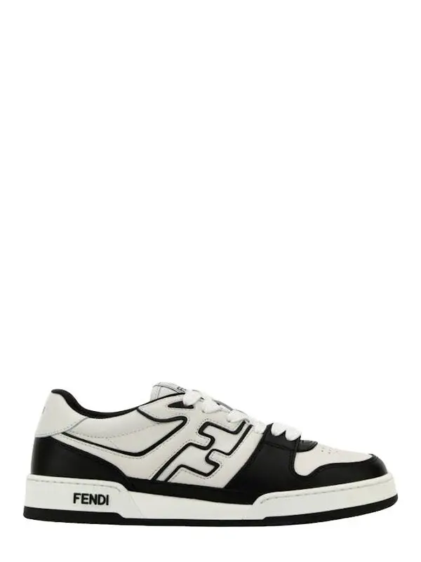 Fendi Match Low Sneakers - White/black