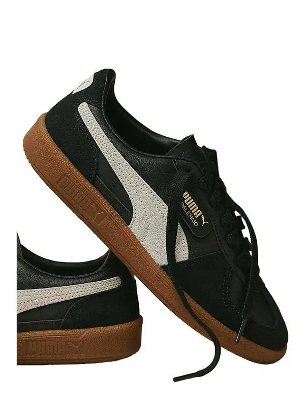 PUMA Palermo Sneakers - Puma Black-feather Gray-gum