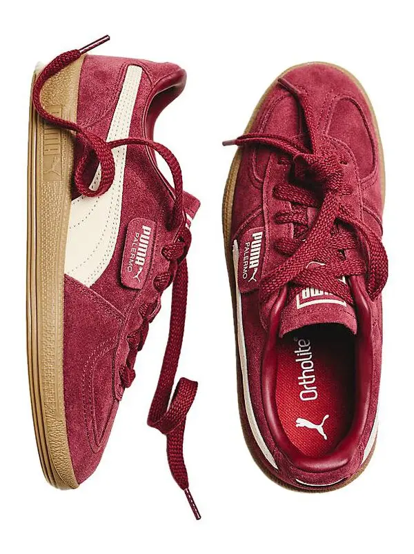 PUMA Palermo Sneakers - Ruby Shimmer-alpine Snow