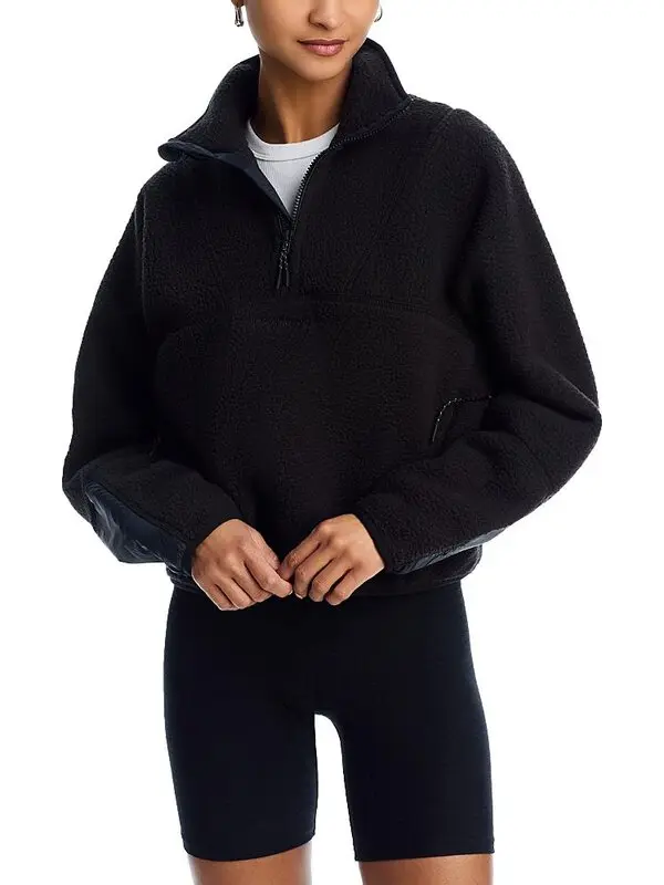 HALFDAYS Pieper Fleece Sweatshirt - Black
