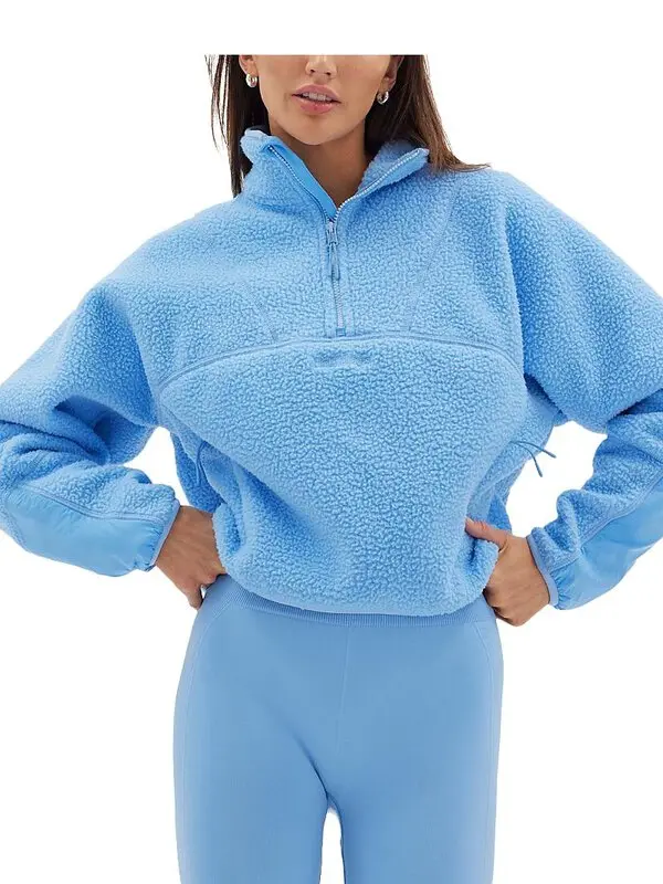 HALFDAYS Pieper Fleece Sweatshirt - Forget Me Not