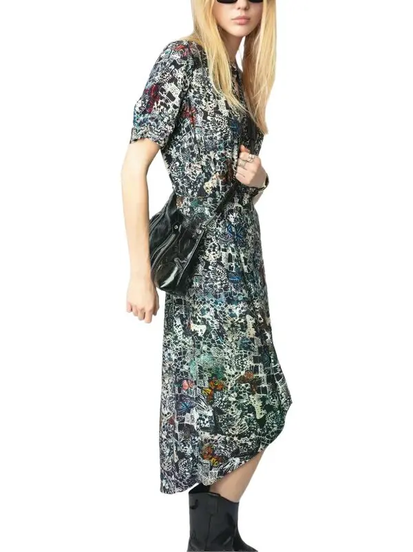 Zadig&Voltaire Rimaz Maxi Dress - Blue
