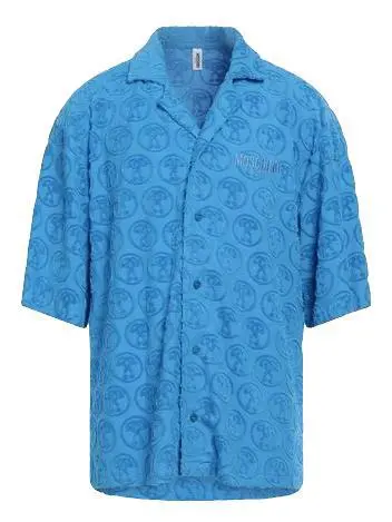 Moschino Shirt Azure Size Cotton, Polyester - Blue