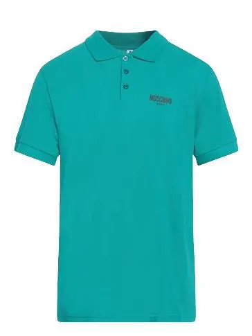 Moschino Polo Shirt Emerald Size Cotton - Green