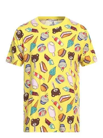 Moschino T-shirt Size Cotton, Elastane - Yellow