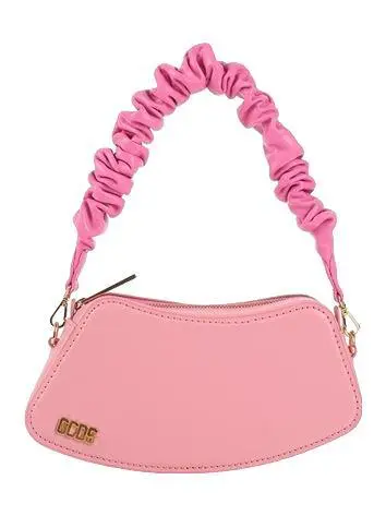 Gcds Leather Baguette Bag - Magenta