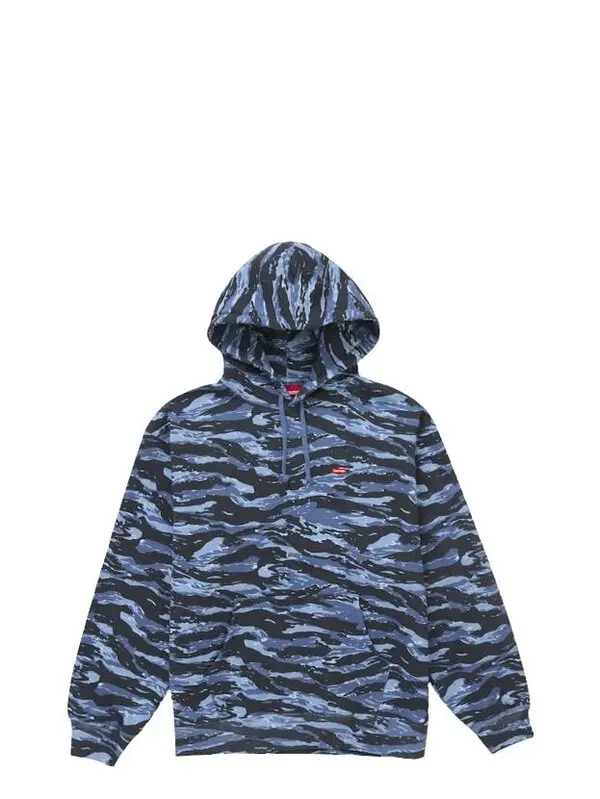 Supreme Small Box Hooded Sweatshirt - Blue Tiger Camo