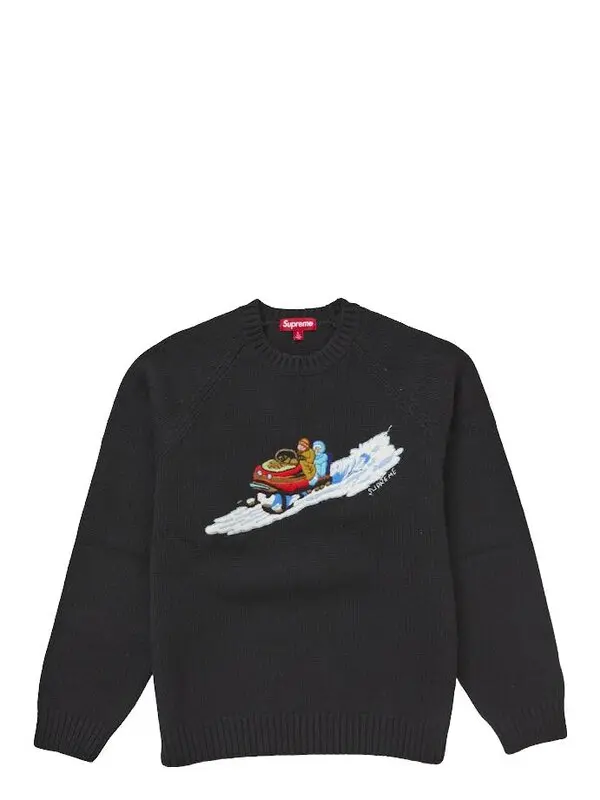 Supreme Snowmobile Sweater - Black