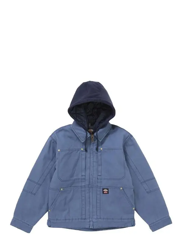 Supreme Dickies Hooded Work Jacket - Blue